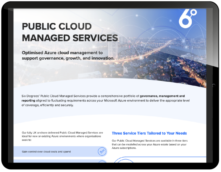 Microsoft Azure Managed Services | Azure Public Cloud MSP | Six Degrees