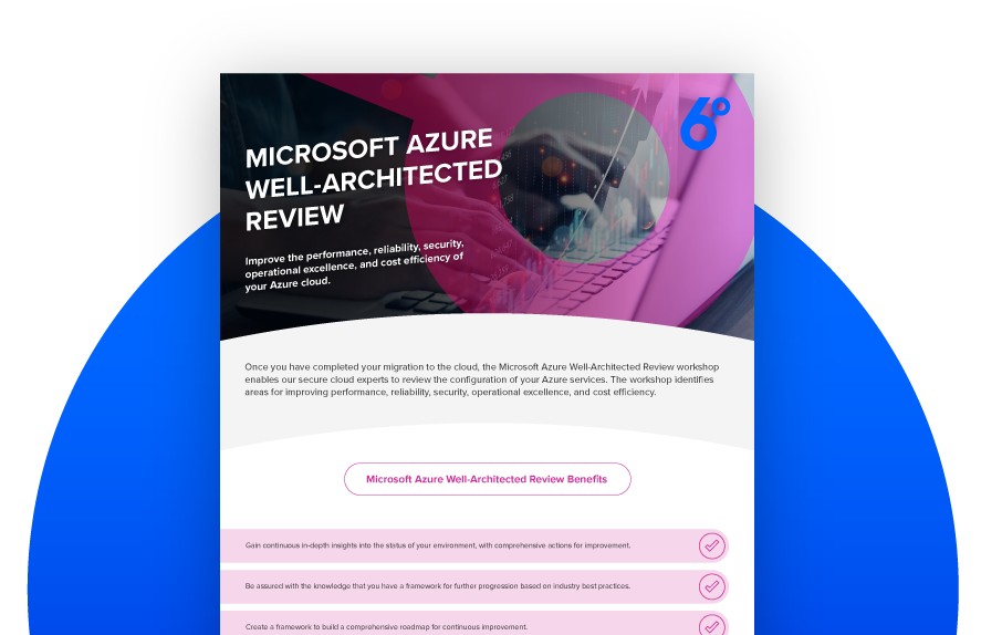 Microsoft Azure Well-Architected Review | Six Degrees