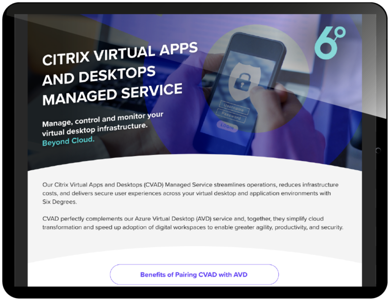 Citrix Virtual Apps and Desktops Managed Service | Six Degrees