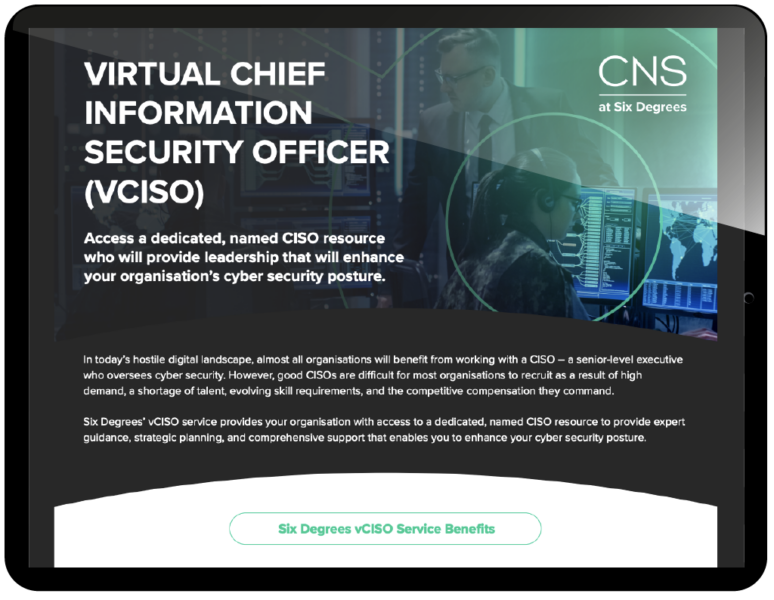 Virtual Chief Information Security Officer (vCISO) | Six Degrees
