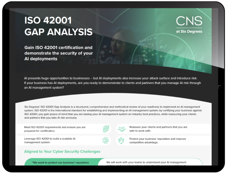ISO 42001 Gap Analysis | Six Degrees